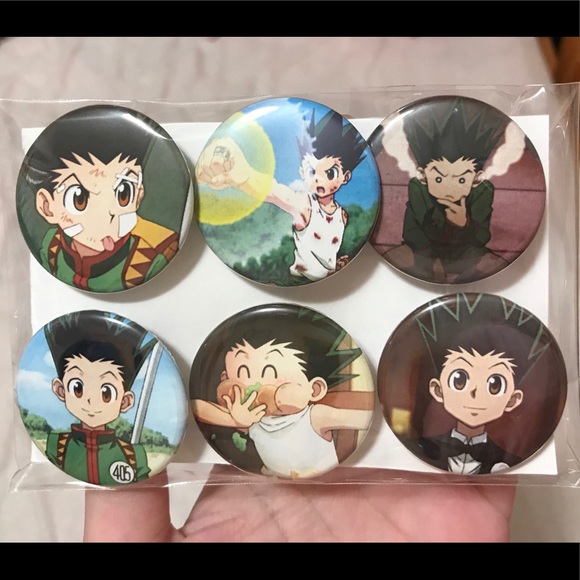 Hand Crafted | Jewelry | Hunter X Hunter Gon Freecss Pinback B | Poshmark